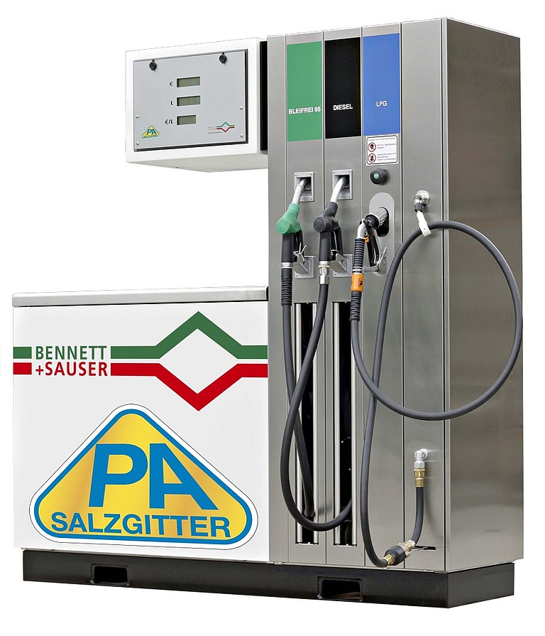 Mehrproduktesäulen mit integrierter LPG-Zapfstelle | Flüssiggas Magazin